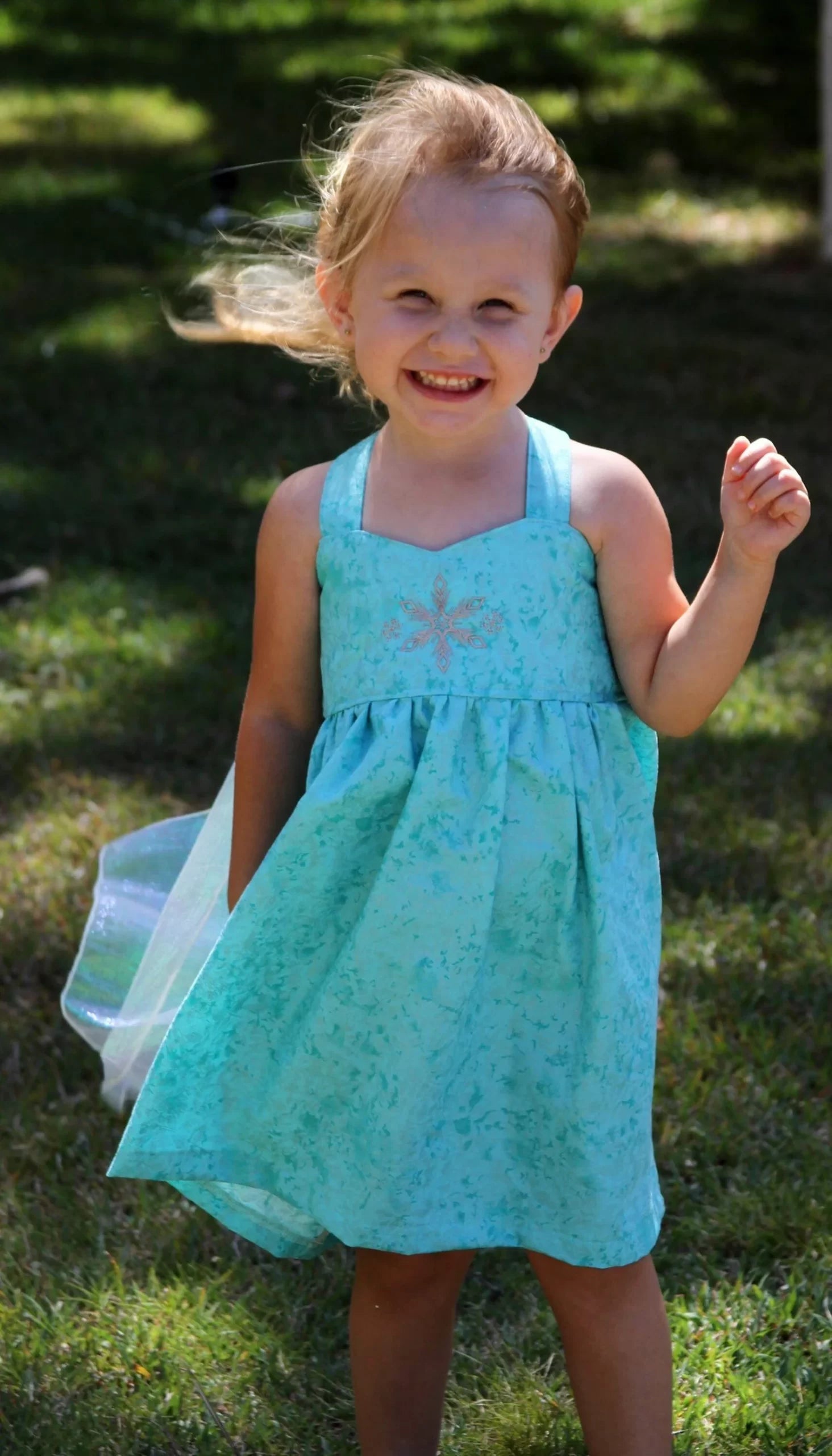 Girl's Snow Queen Dress-Princess Birthday Dress-Ice Princess Birthday ...